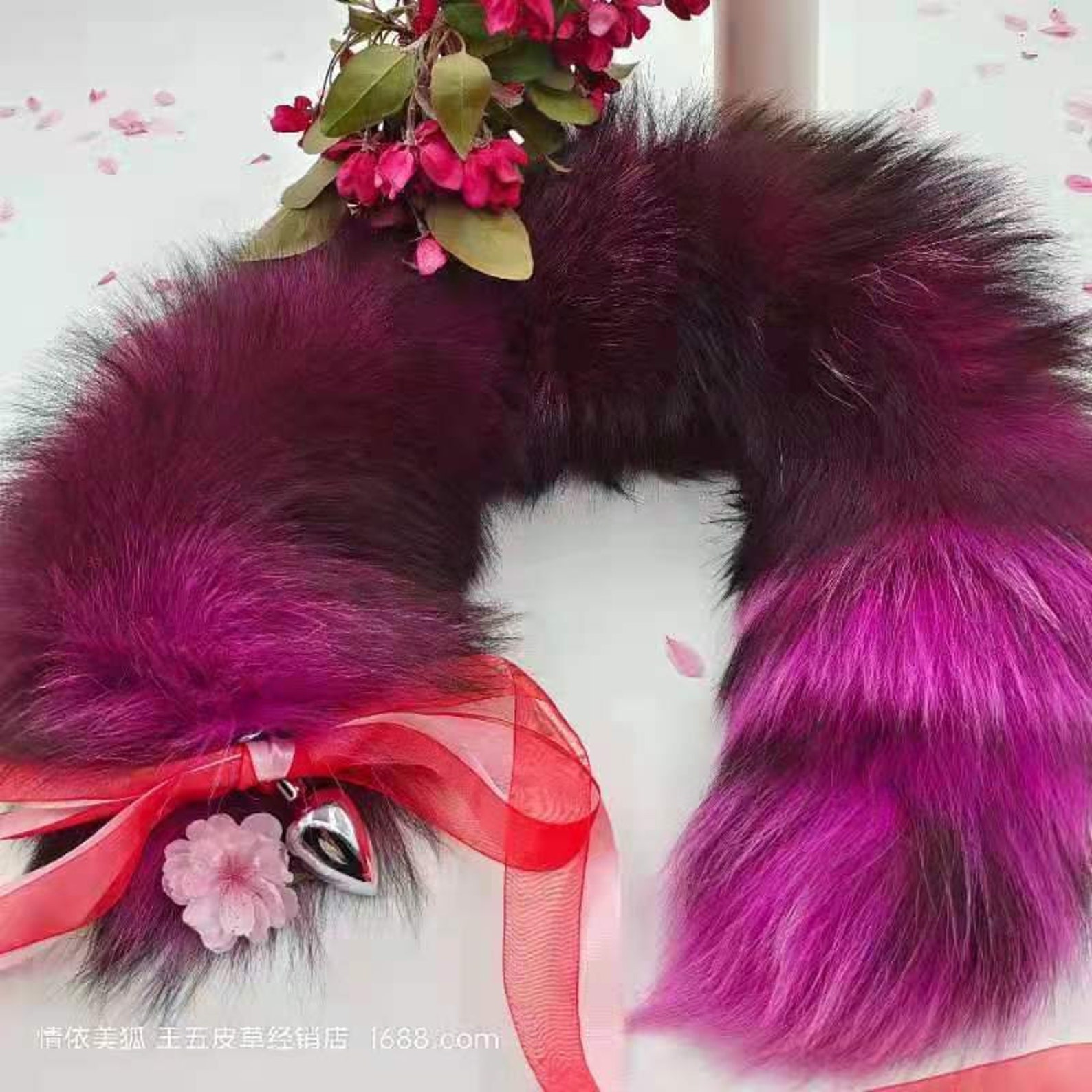 Fox Tail Fluffy Fox Tail Real Fur Tail Cat Tail Plug Real | Etsy