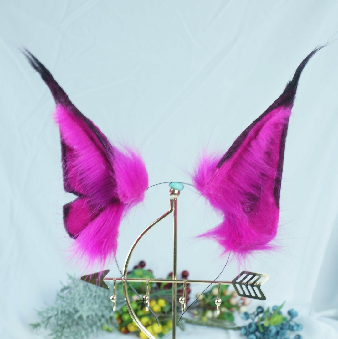 Fox Ears Headband, Fluffy Fox Ears, Faux Fur Ears, Cat Ears Headband ...