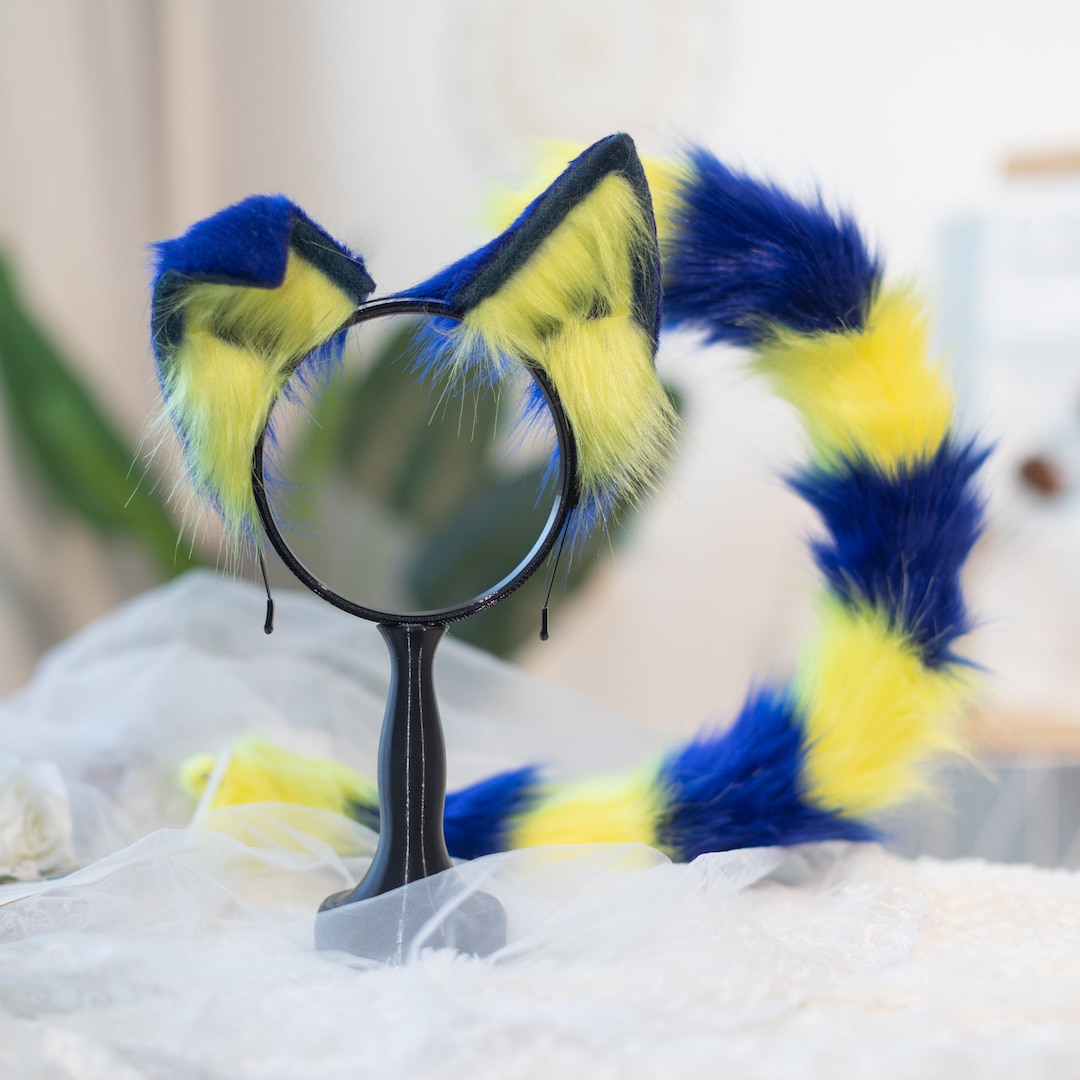 Cheshire Cat Fox Ears,cat Ears,pet Play, Cosplay Ears,acg, Bright and ...