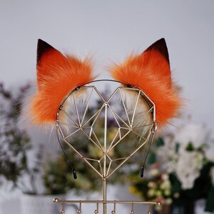 Fluffy Fox Ears, Nick's Ears, Faux Fur Ears, Neko Ears, Ears Headband ...