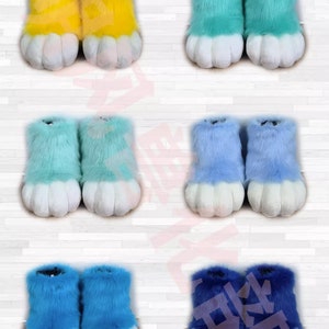 White Feet Paws Fursuit Kemono Toony Kigurumi Fursona Kawaii - Etsy