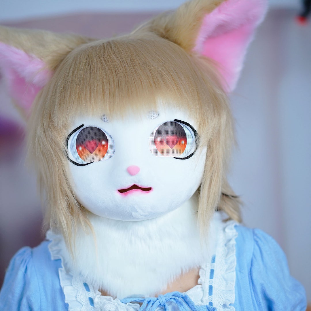 Furhead Commission,cosplay Furry Fursona Mask custom Hamtter Fursuit ...