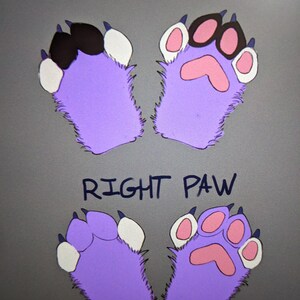 Customized Hand Paws, Realistic Furry Paws Commission, Hand Paws Claw ...