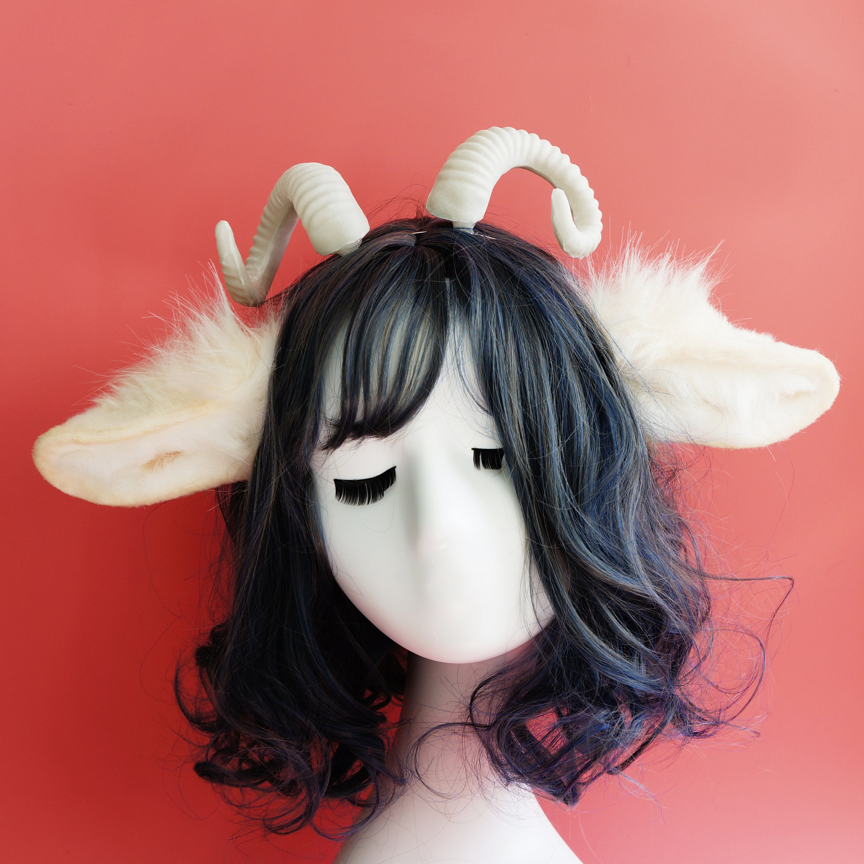 Sheep Ears Headband Animal Cosplay Ear White Sheep Ears - Etsy UK
