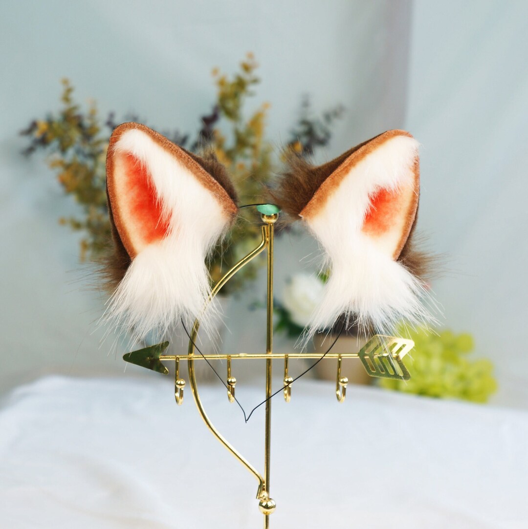 Realistic Husky Ears , Brown Husky, Husky Ears,husky Ears Headband ...