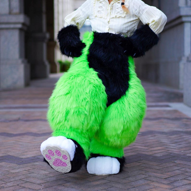Fantasy Black&green Full Fursuit Pants,furry Convention,fursuit ...