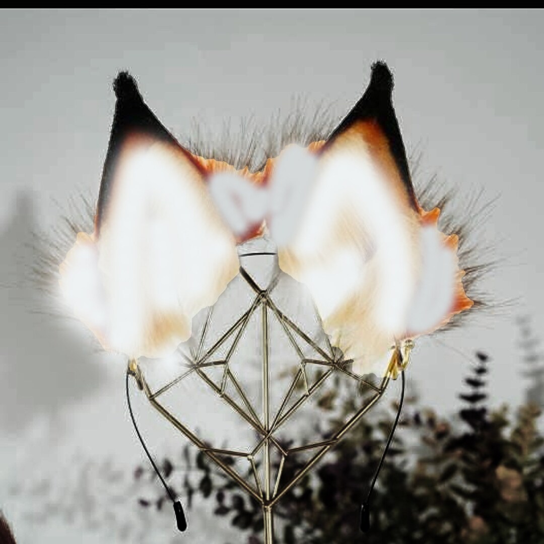 White Fox Ears,cosplay Ear,anime Cosplay, Fake Fur Fox Ears,fluffy Fox ...