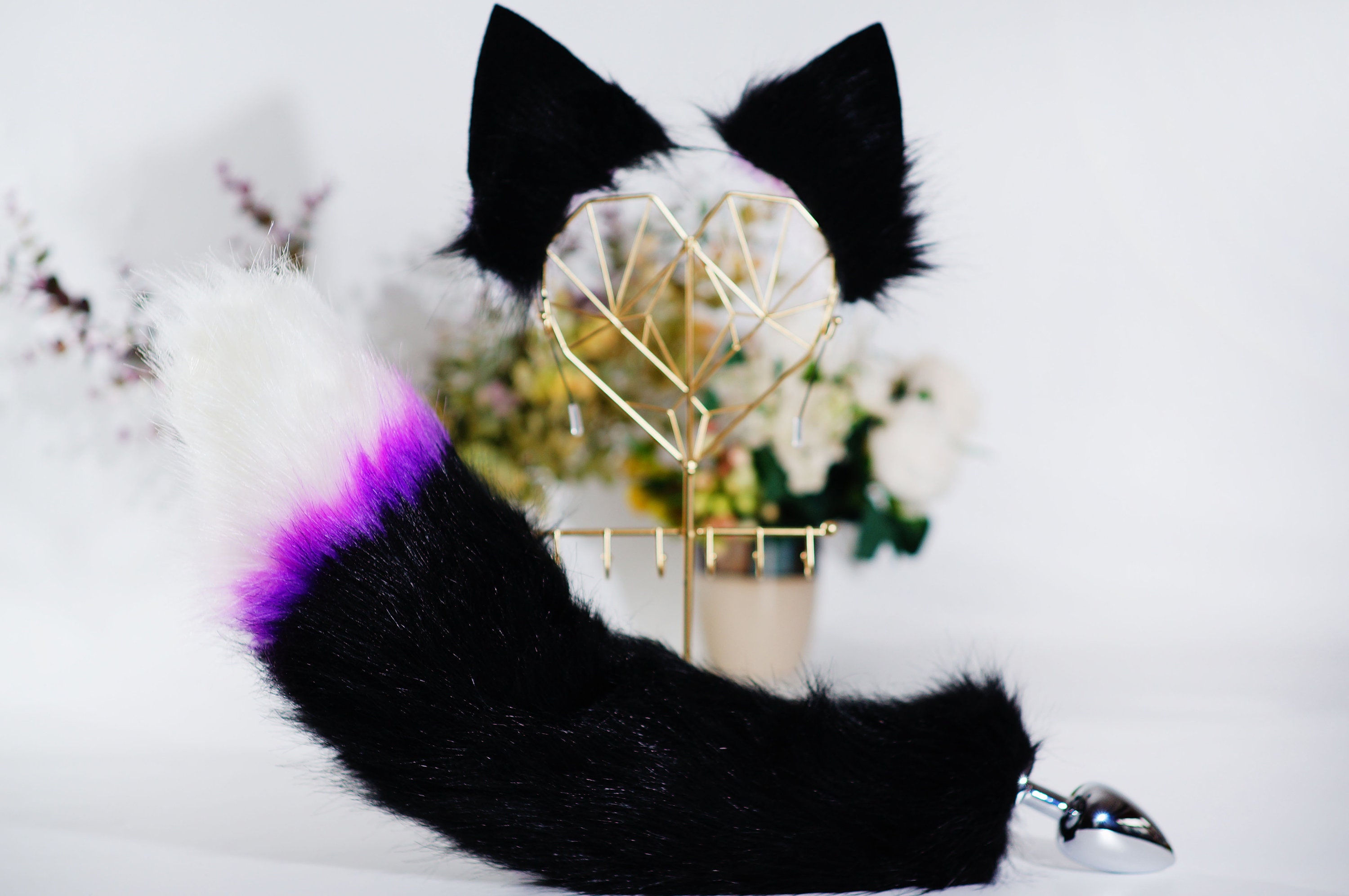 Galaxy Fox Ears and Tail Cat Ears and Tail Cat Ears Fox - Etsy