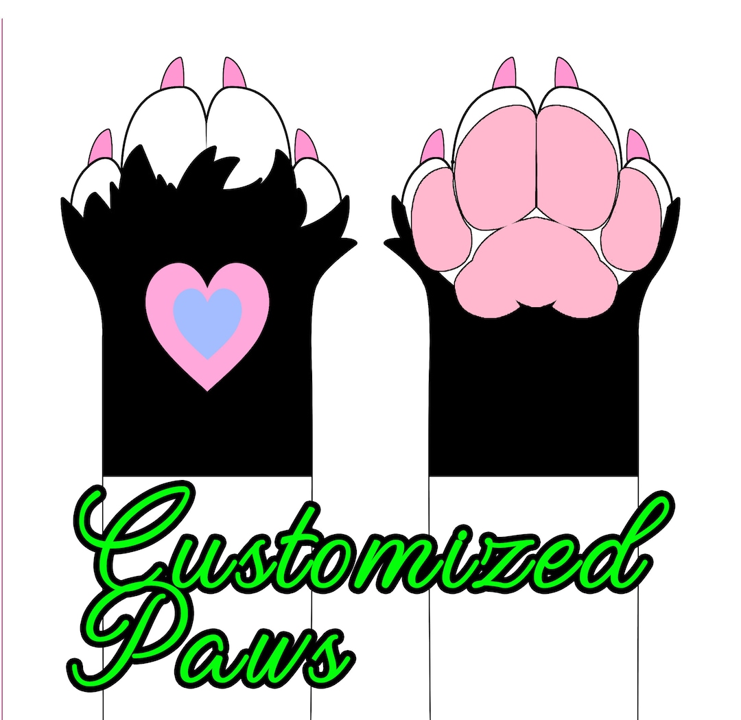 Customized Hand Paws, Realistic Furry Paws Commission, Hand Paws Claw , Furry Private Custom ...