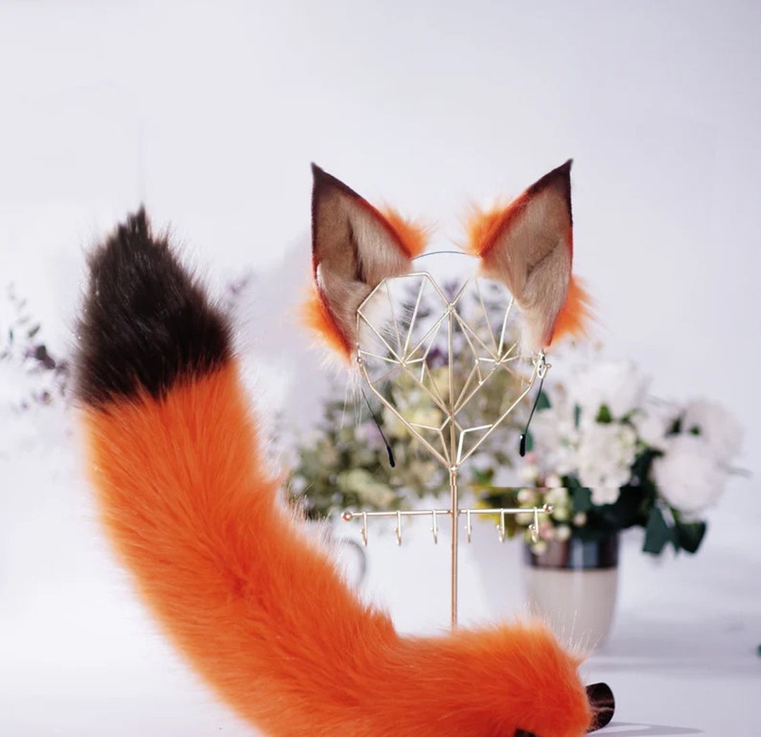 Fluffy Fox Ears, Nick's Ears, Faux Fur Ears, Neko Ears, Ears Headband ...