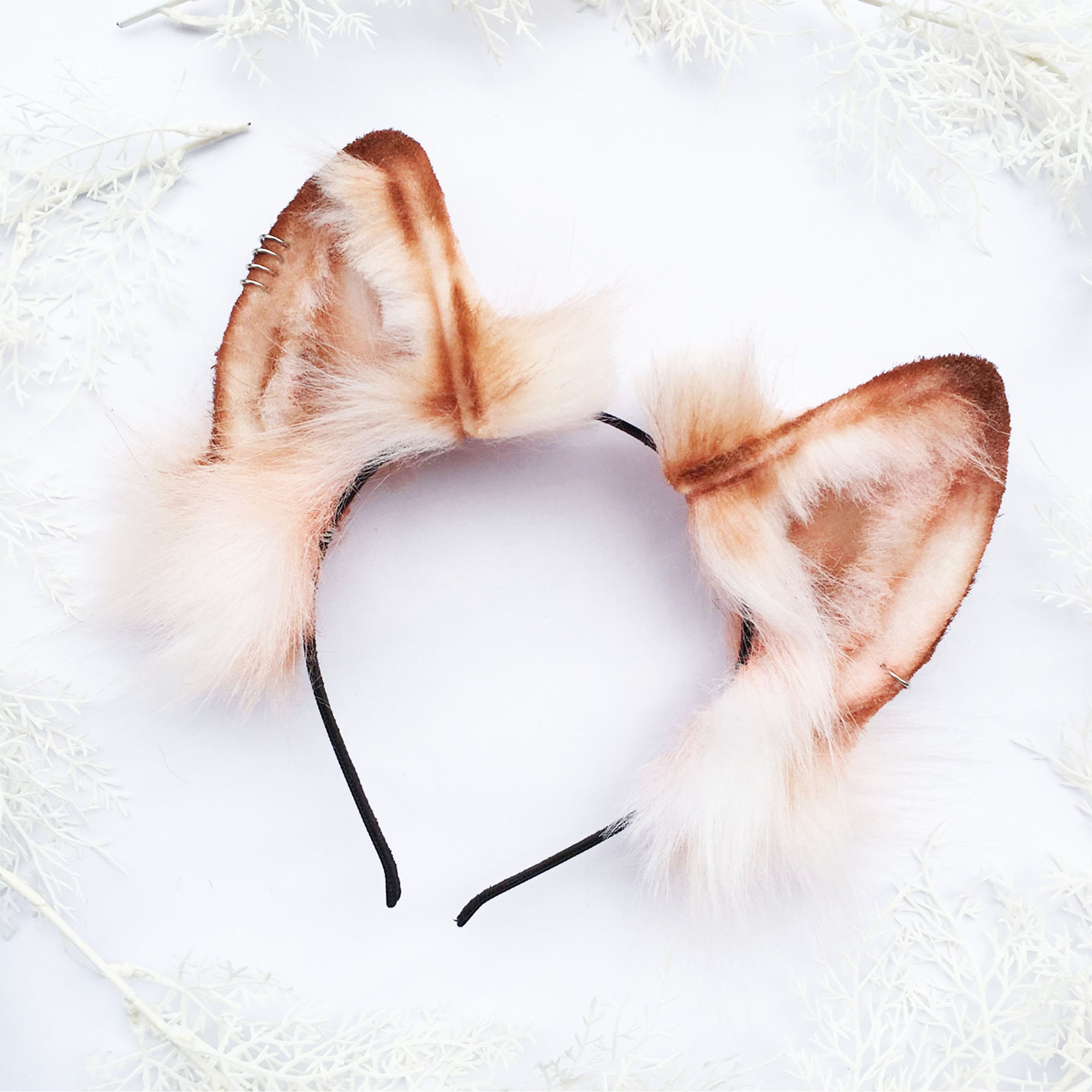 Fluffy Fox Ears Realistic Fox Ears Faux Fur Ears Cat Ears | Etsy