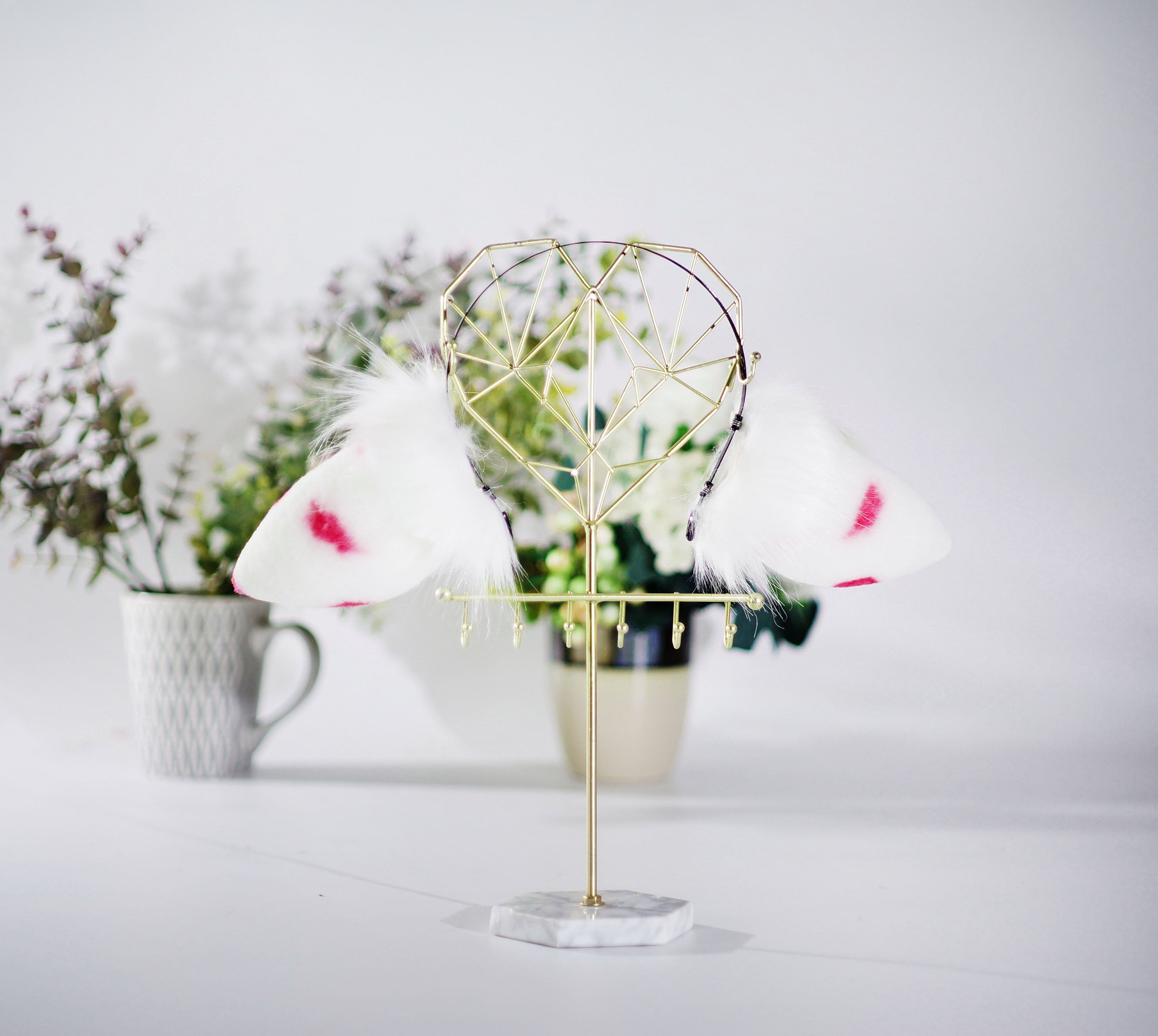 Realistic Pink Cow Ears and Horns Cosplay Ears Cattle - Etsy