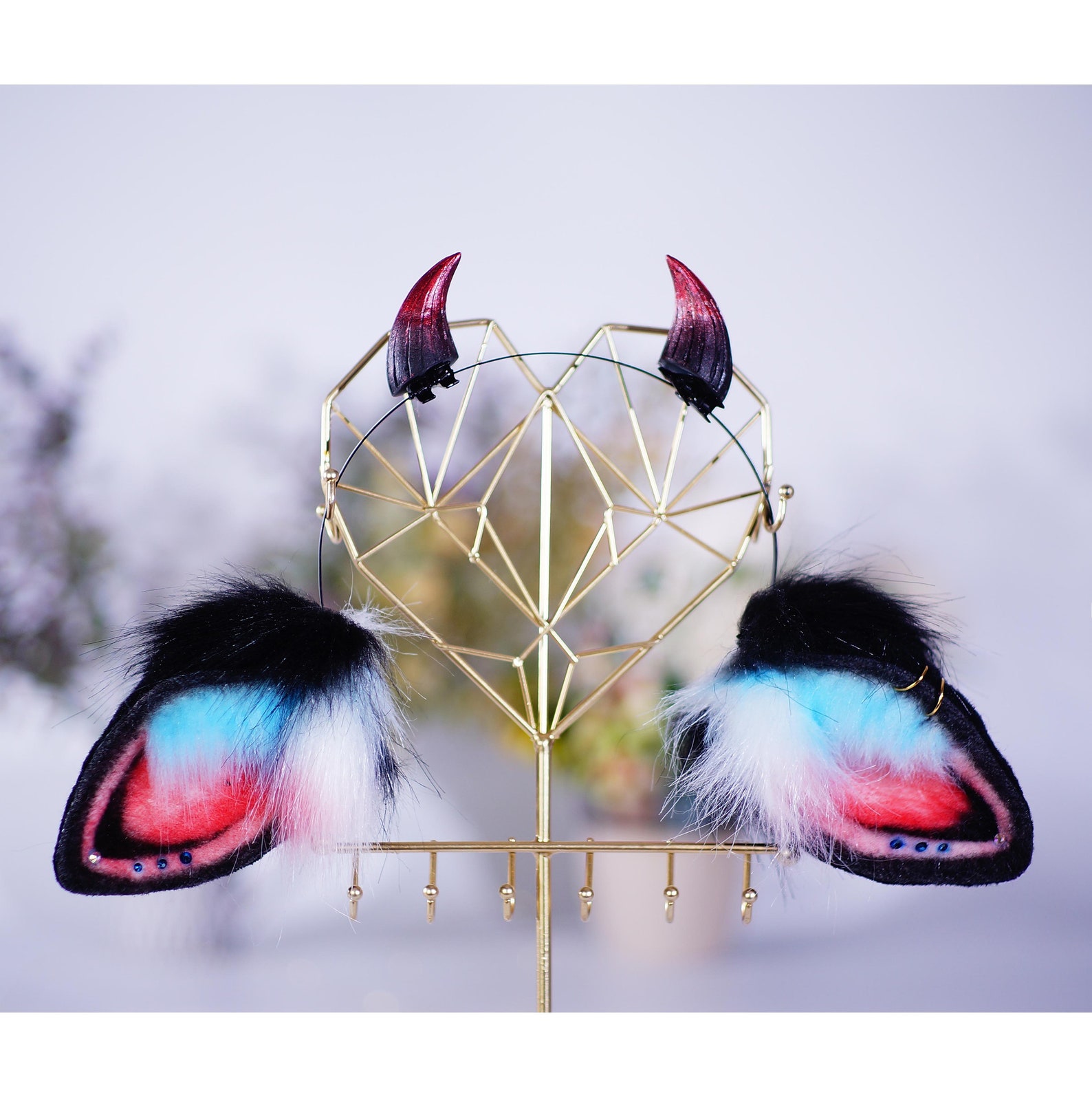 Devil Cow Ears Cow Ears and Horns Cosplay Ears Cow Ears - Etsy