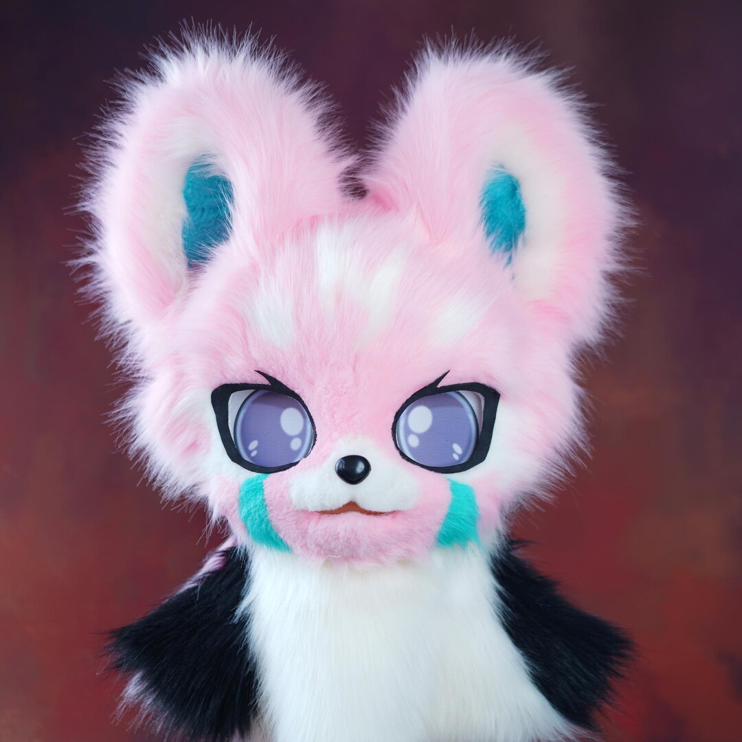 Kemono Fursuit Head for Collectors | Handmade Animal Art Piece | Custom ...