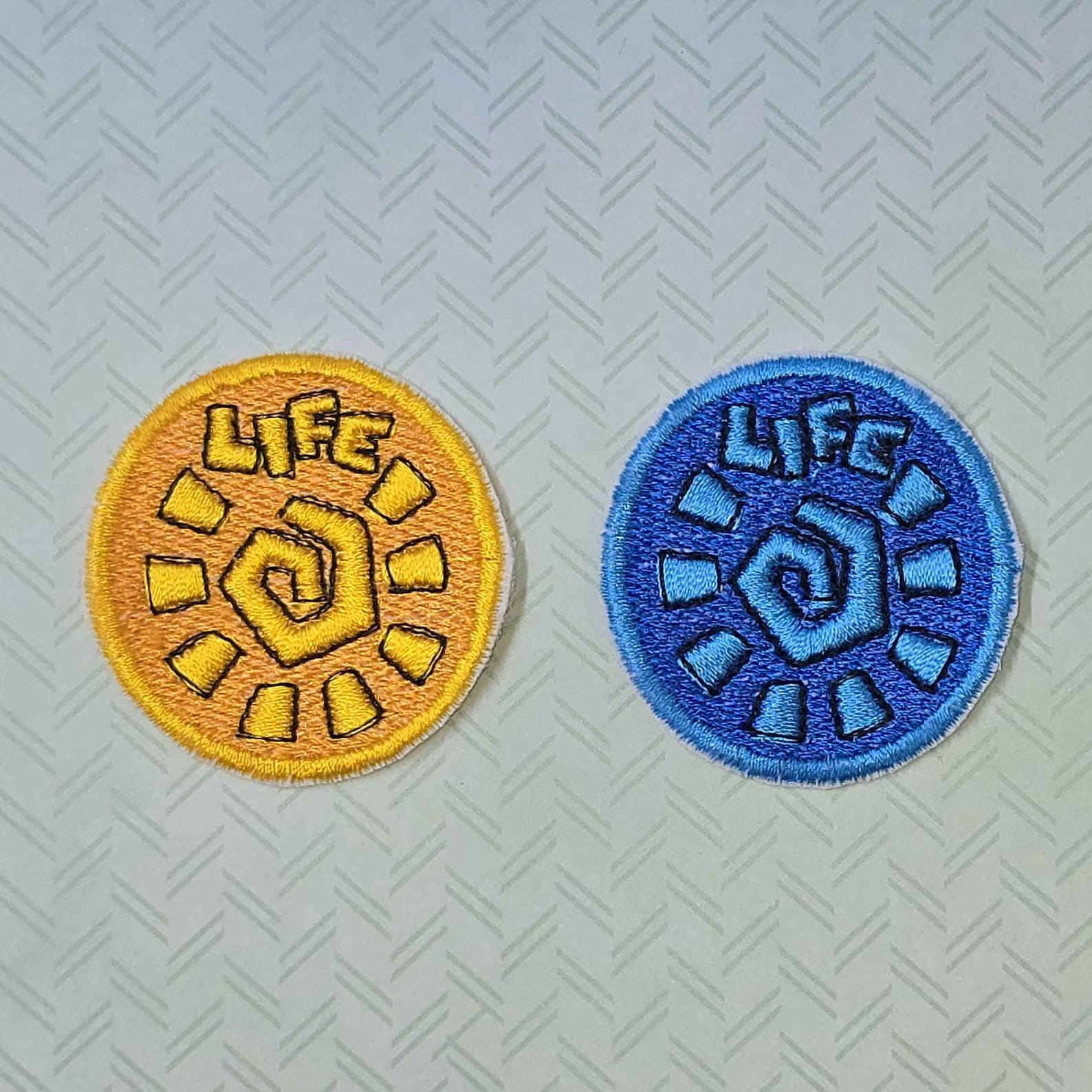 Mario Health Meter - Super Mario Sunshine - Embroidered Iron-on/sew-on ...