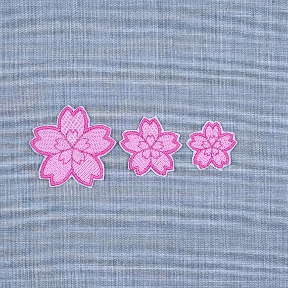 Sakura Cherry Blossom Embroidered Iron-on/sew-on Patch | Etsy