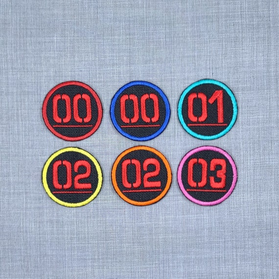 BLACK Vocaloid CV Series Number Patches - Etsy