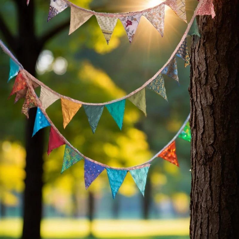Colorful Flag Bunting - Etsy