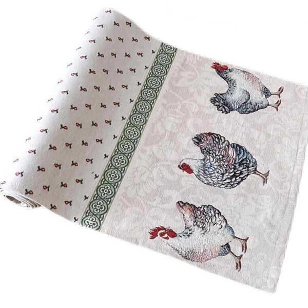 Chicken Table Runner Pattern - Etsy