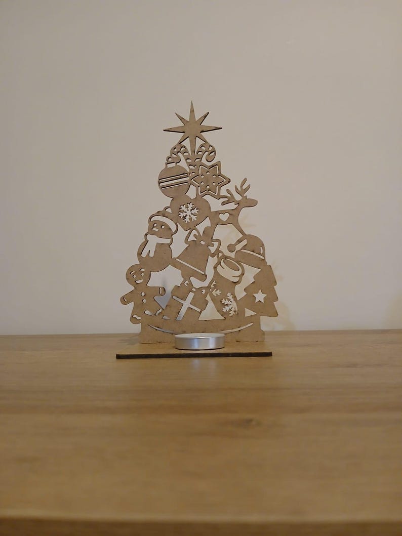 Candelabro para árbol de Navidad/Decoración navideña Archivos cortados ...