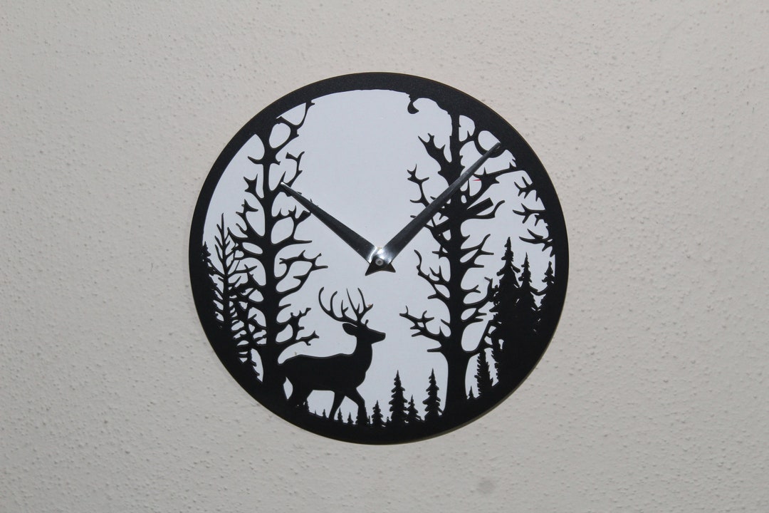 Wall Clock Digital Files, Laser and CNC Cutting,diy Projects,dxf-ai-svg ...