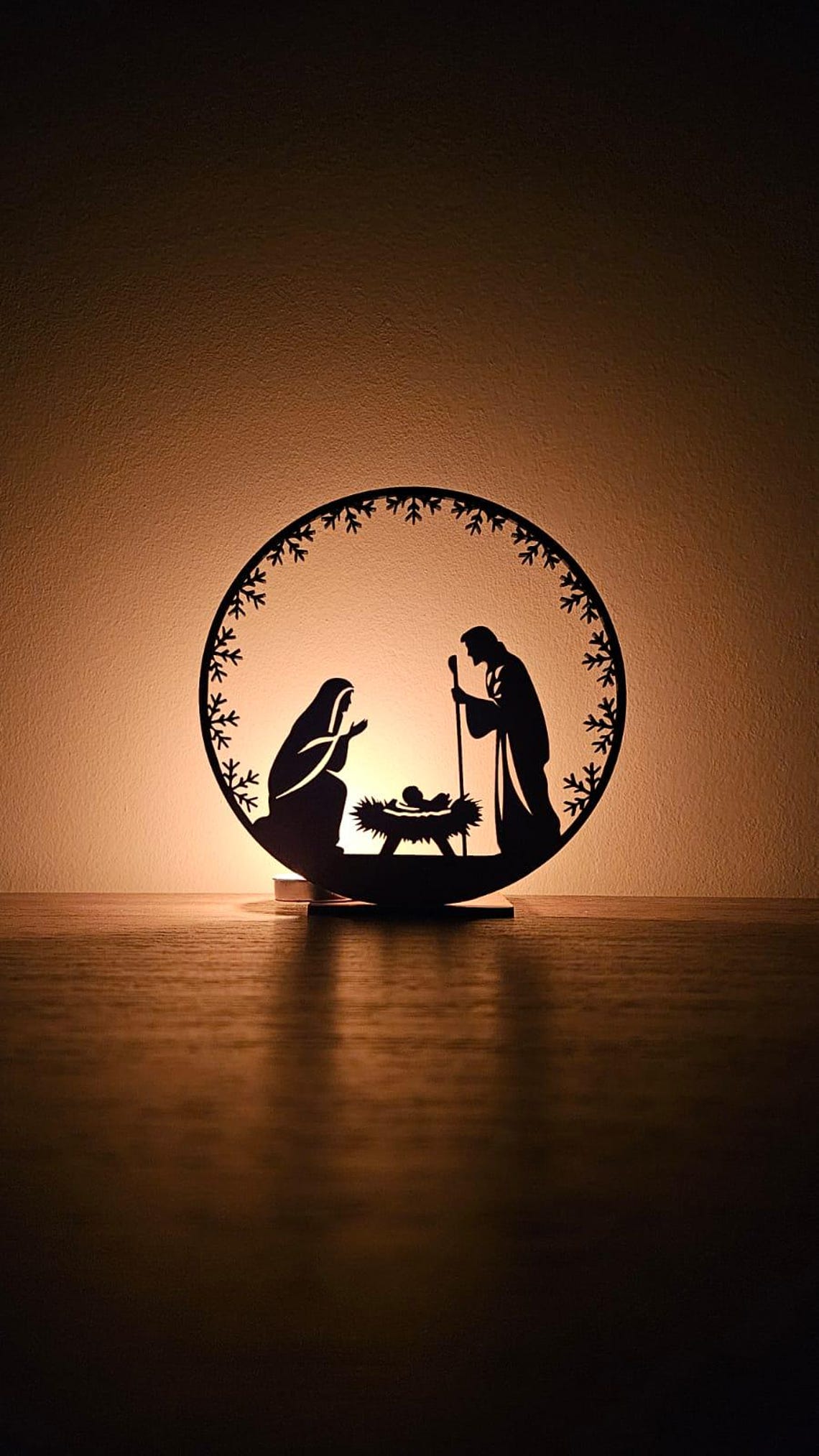 Holy Family Lantern | Nativity Silhouette SVG DXF AI (digital Download ...