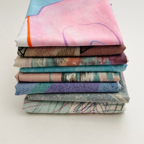 Crayon Scribbles Fabric Retro 80'S Scribbles by - Etsy