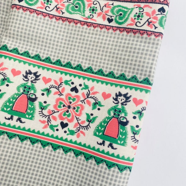 Folk Floral Fabric - Etsy