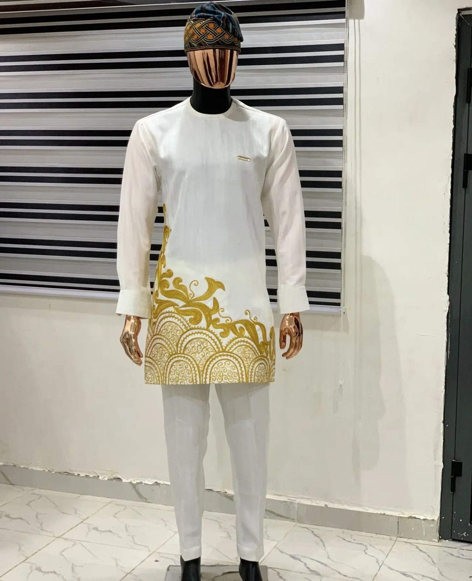Ade African Men Clothing, African Men Suit, African Mens Wear, African ...
