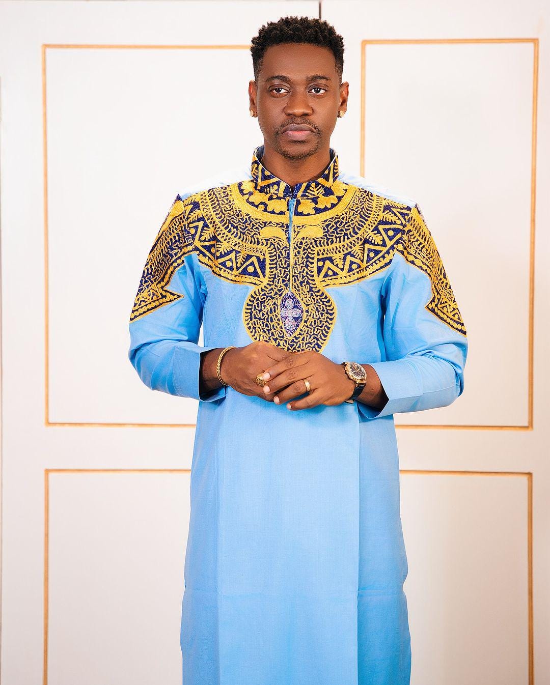 Biyi African Men Embroidered Suit, African Men Outfit, African Men ...