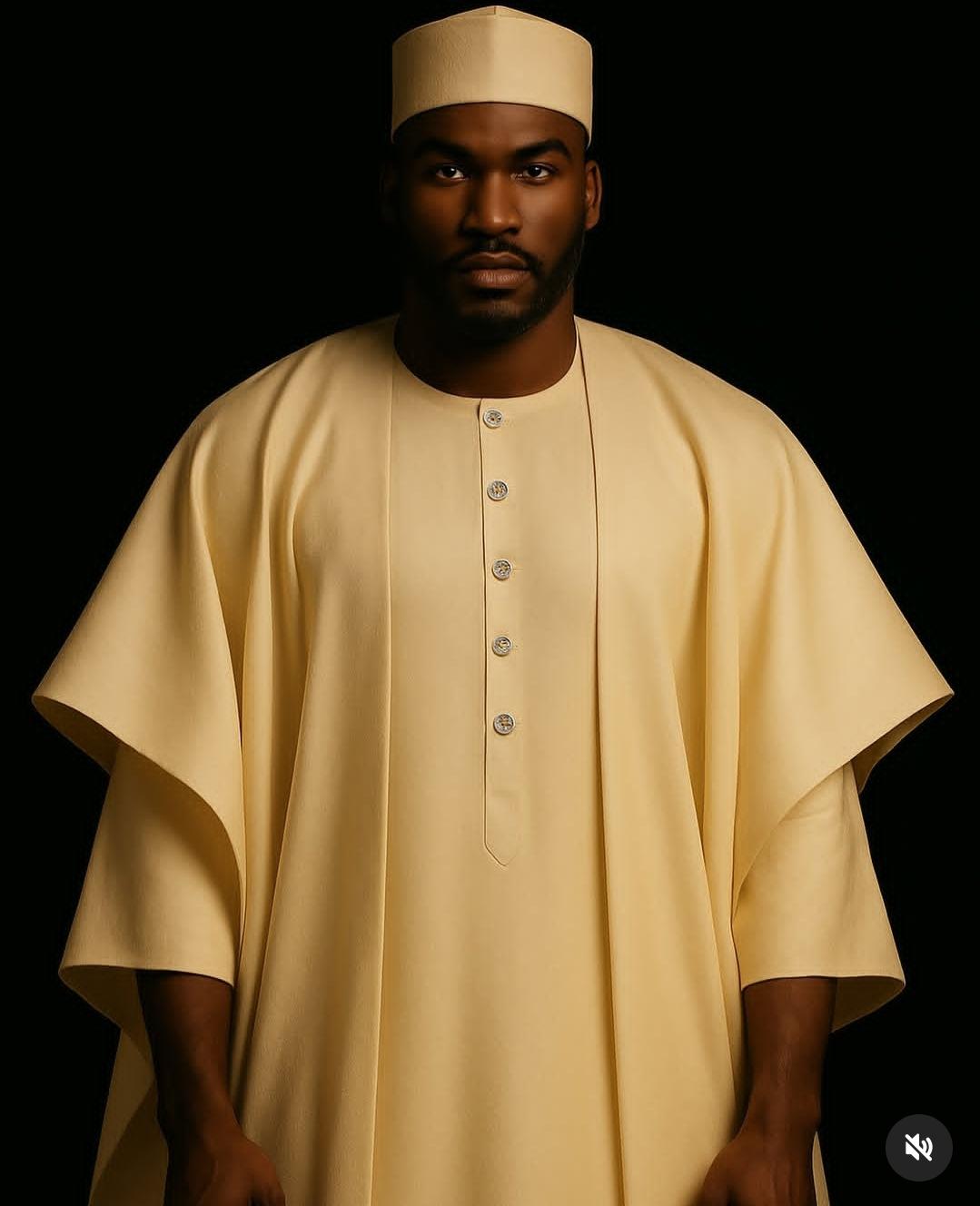 Agbada African Men's Clothing, African Wedding Attire Groom Suit Guests ...