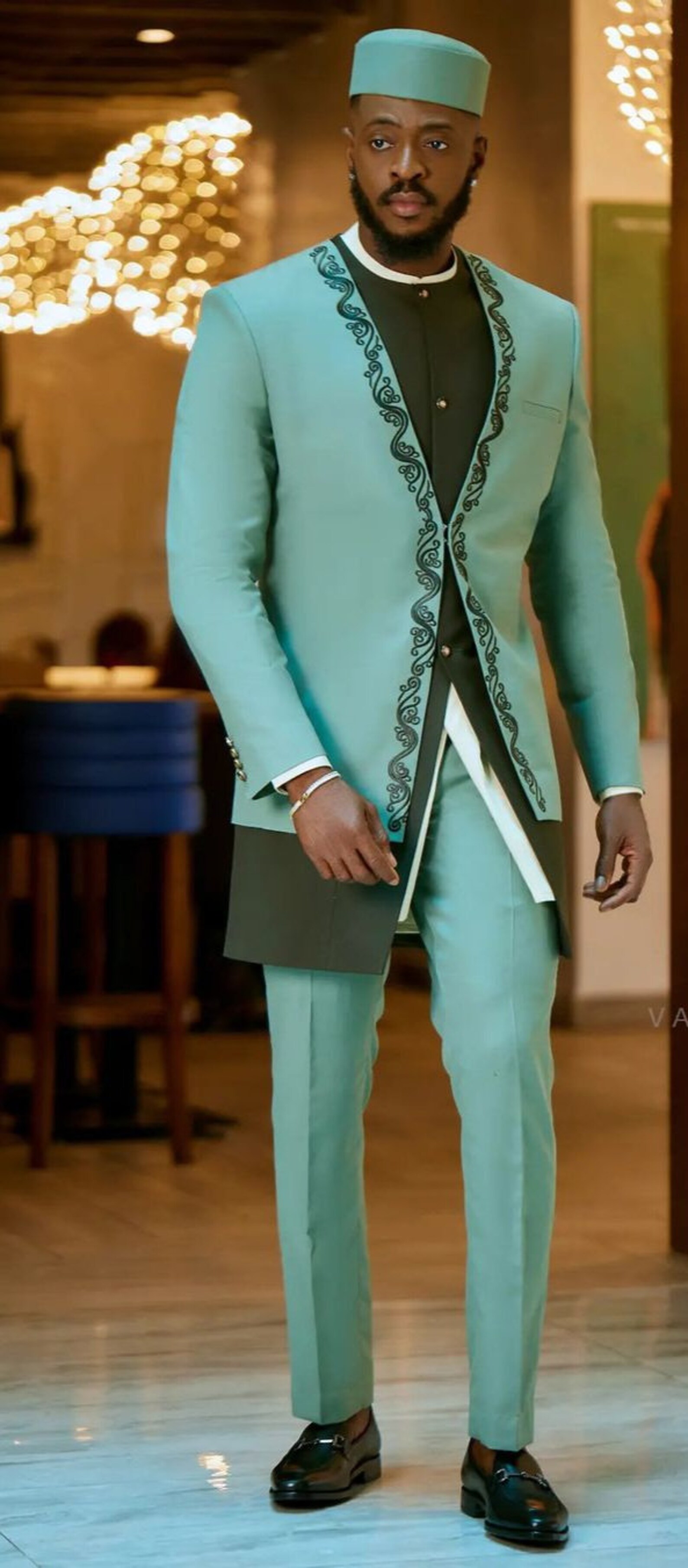 Bolu African Men Clothing,african Men Wedding Suit, Shirt and Trouser ...