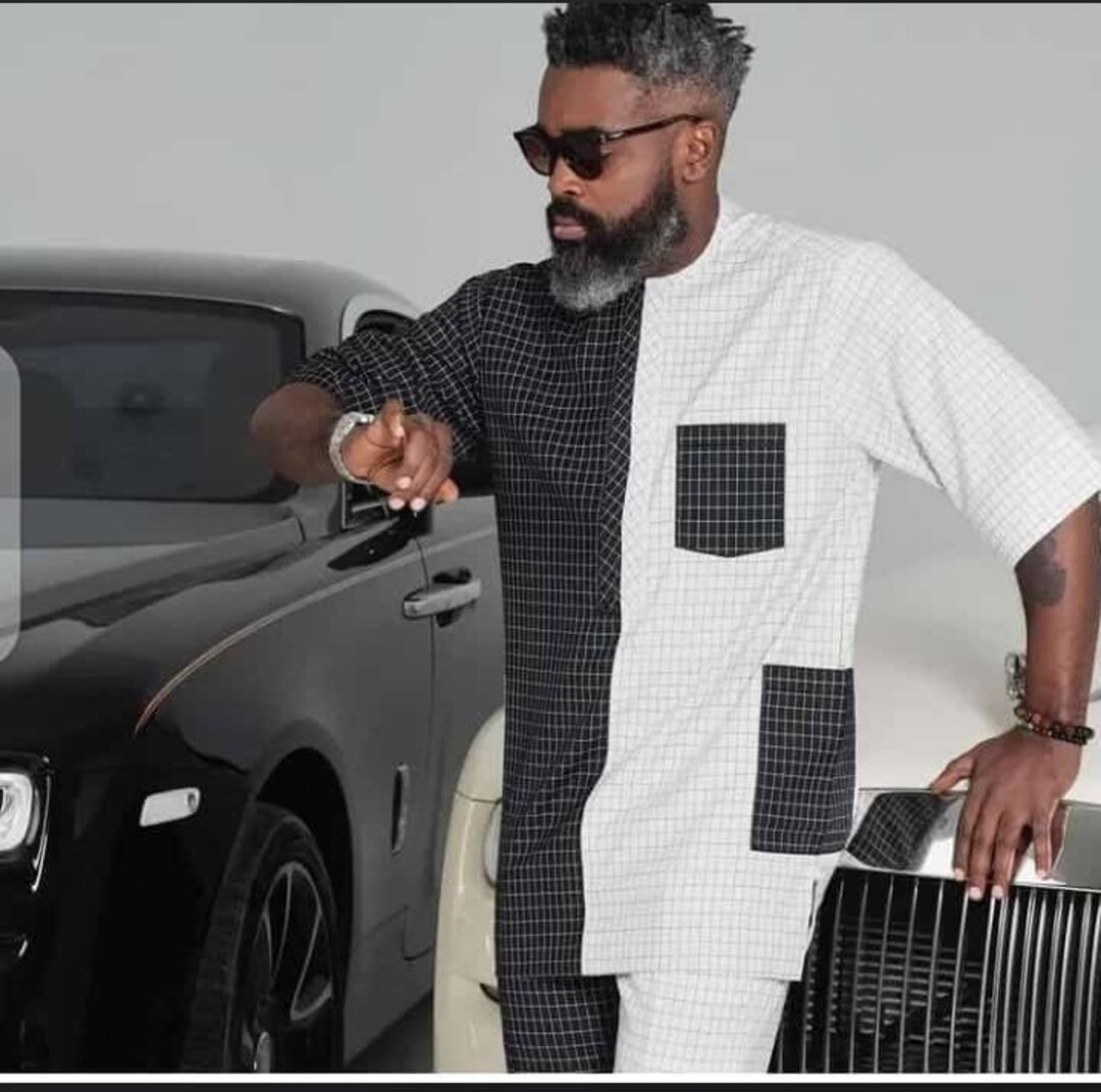 Chike African Men Clothing, African Men 2 Pieces Suit, African Men's ...