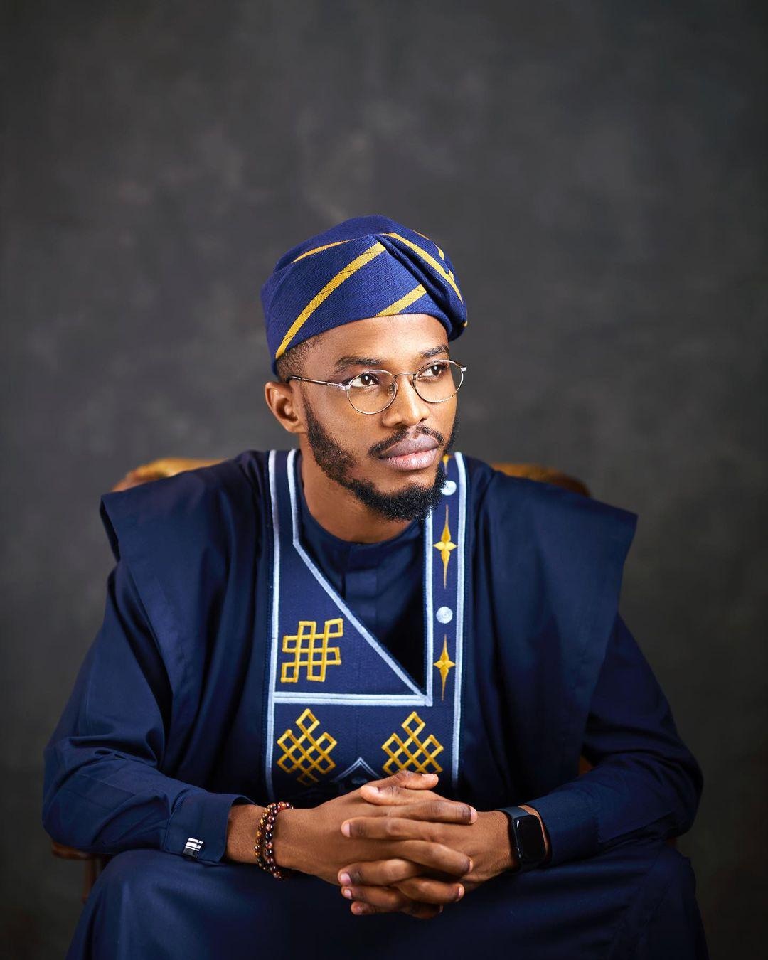 Agbada African Men's Clothing, African Wedding Attire Groom Suit Guests ...