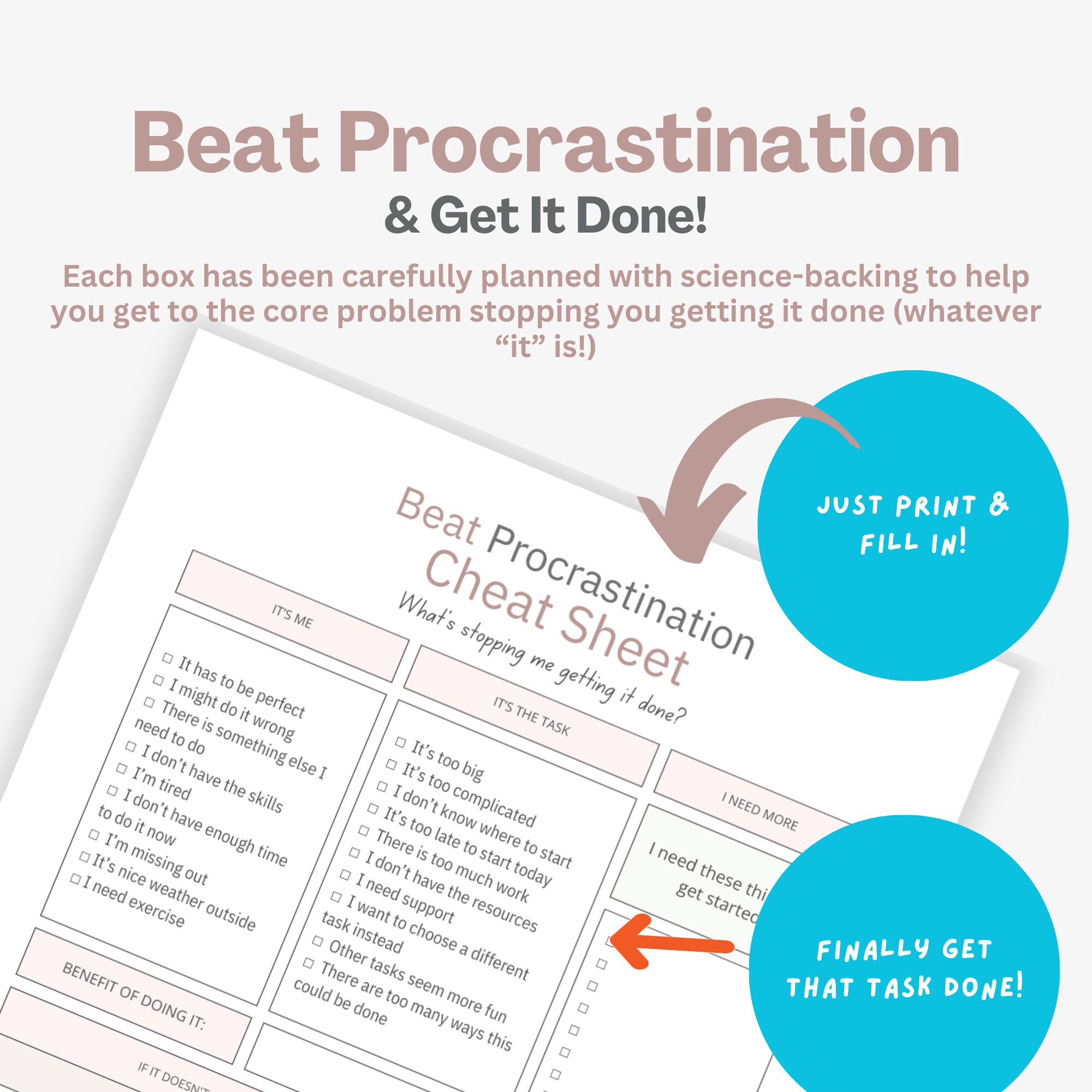 Stop Procrastinating, ADHD Focus, Overcome Procrastination, CBT for ...