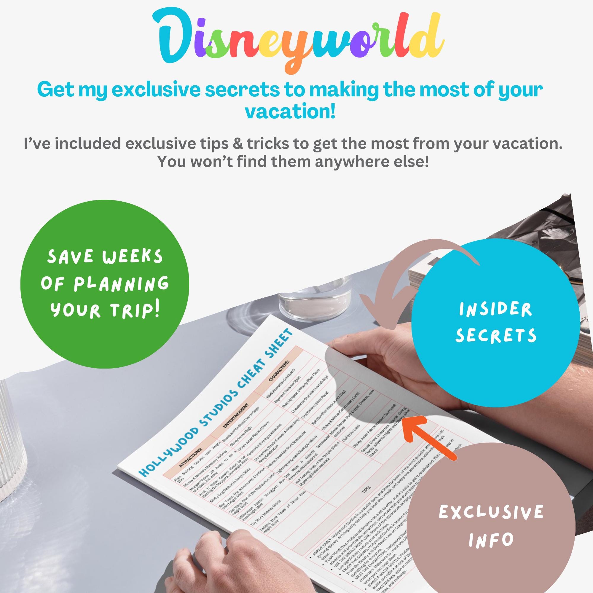 Disneyworld Planning | WDW Travel Planner Template | Printable Planner ...