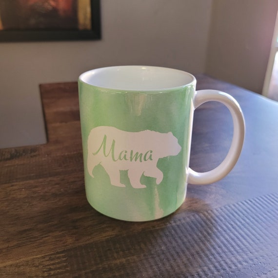 Personalized Ceramic Bear Mug - Etsy