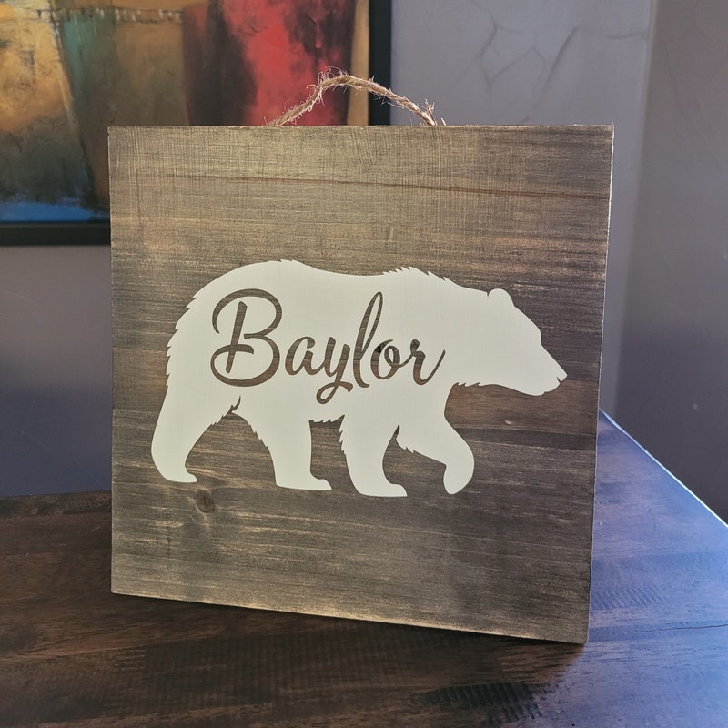 Bear Door Hanger - Etsy