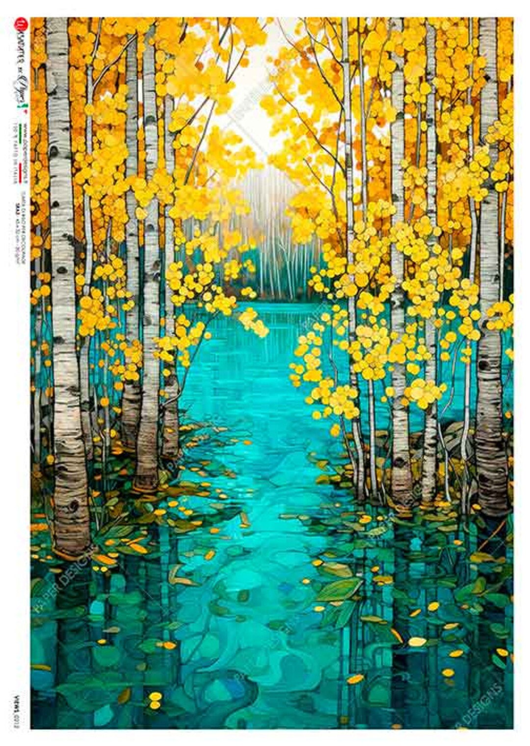 Paper Designs Washipaper A4 Rice Paper for Decoupage Views 0212 - Etsy