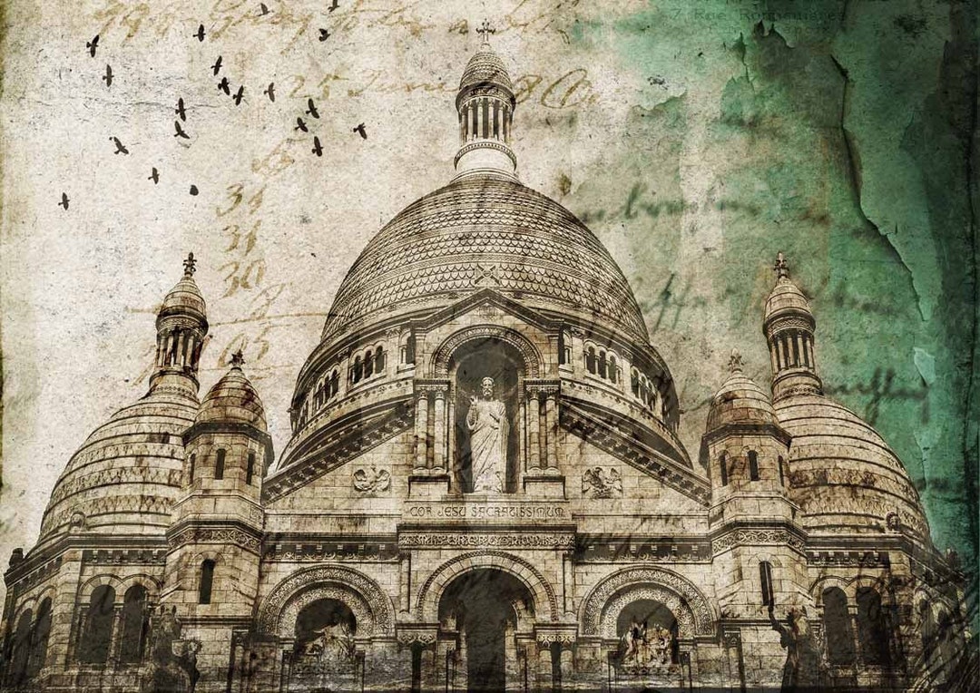 Decoupage Queen A4 Rice Paper Cathedral - Etsy
