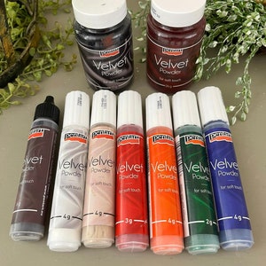 Velvet Powder Select Your Color | Scrapbooking, Art Journals, Mixed ...