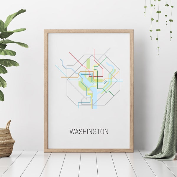 Dc Metro Art - Etsy