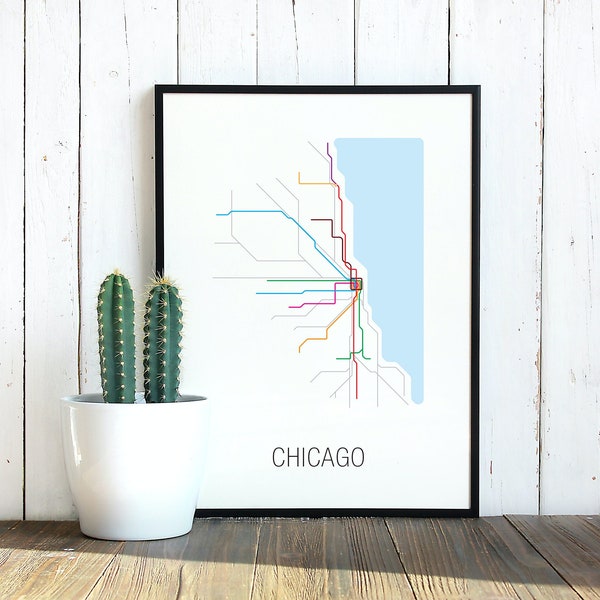 Metro Map - Etsy