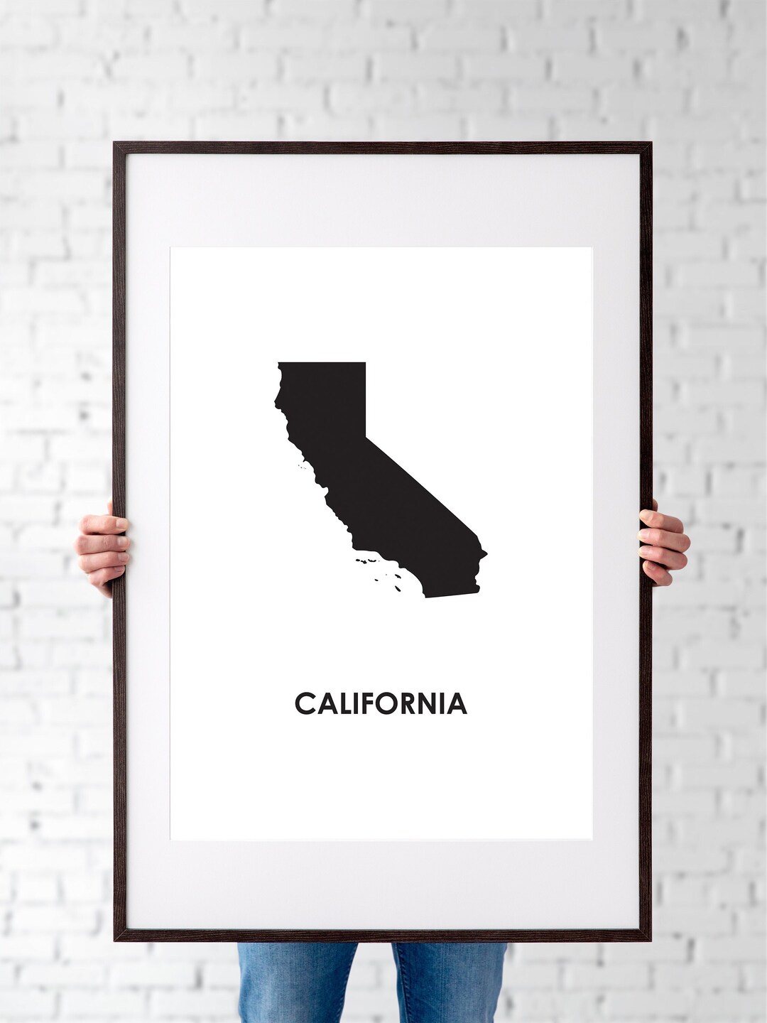 Custom State Map Digital Printable Vector Illustration Wall - Etsy