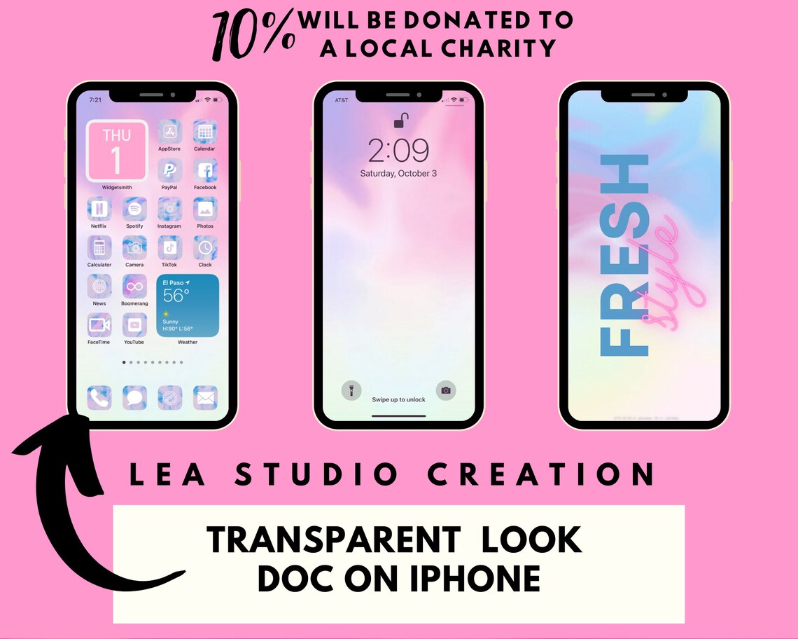 87 iPhone Icons Apps for IOS 14 - Pink Marble With 3 Fresh Backgrounds ...