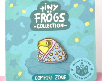 Golden Frog Hard Enamel Pin/ Tiny Frogs Collection Party - Etsy