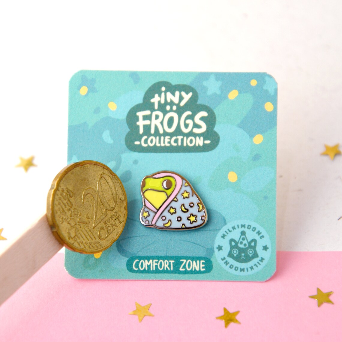 Golden Frog Hard Enamel Pin/ Tiny Frögs Collection Comfort - Etsy Australia