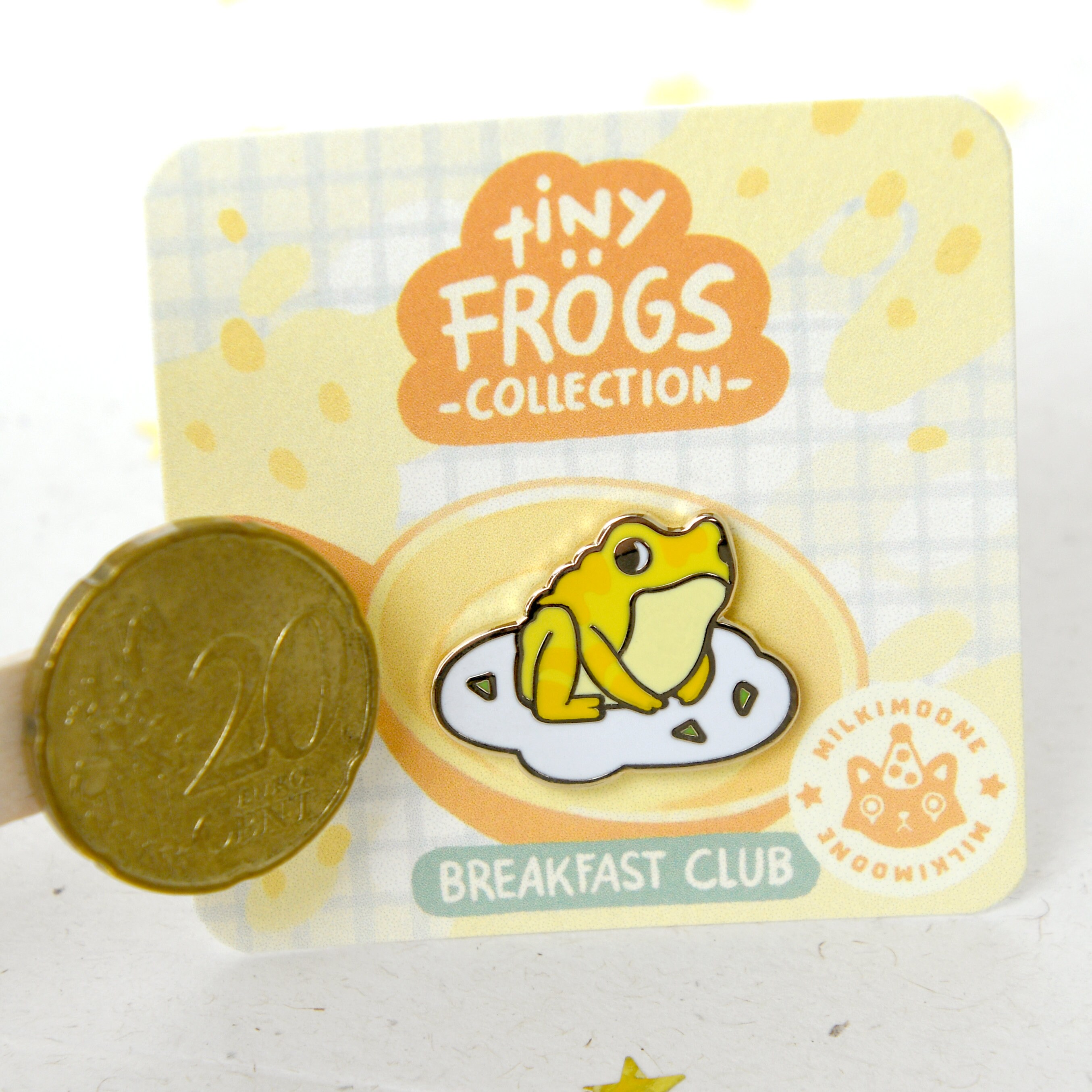Tiny Golden Frog Hard Enamel Pin/ Tiny Frogs Collection- Breakfast Club ...