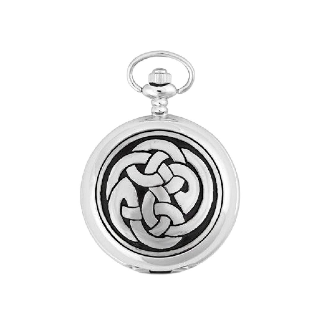 Lughs Knot Design Pocket Watch With Free Optional Engraving - Etsy