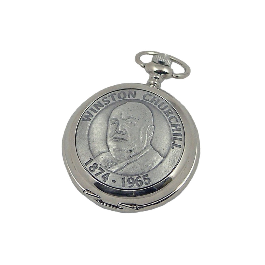Winston Churchill Design Pocket Watch With Free Optional Engraving - Etsy